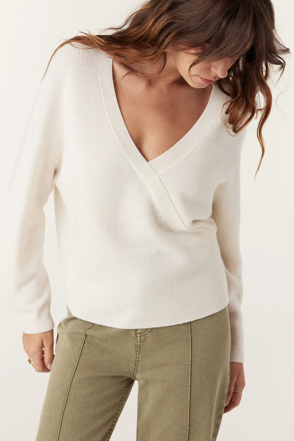 Audrey Merino Jumper / Milk – Harvest Moon Home